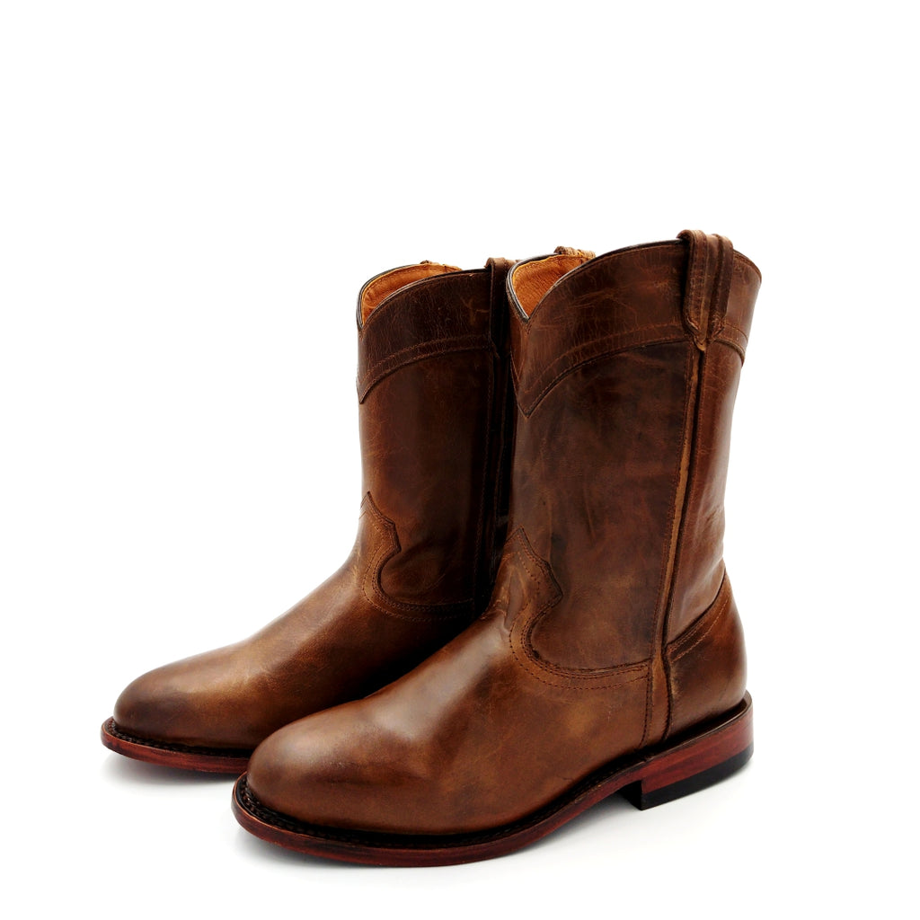 7091 BOTÍN CASUAL LADY ROPER ENCINO LISA TAN – Botas Pistolero